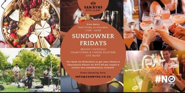 Sundown Fridays at Van Ryn's | Info & Accommodation