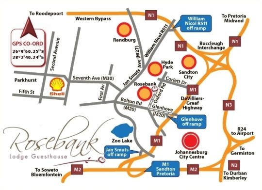 Birdview Rosebank B&B - Rosebank (JHB), South Africa